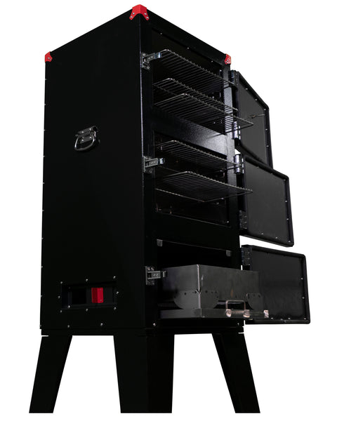 The Big Wood Cooking Double Stack Smoker